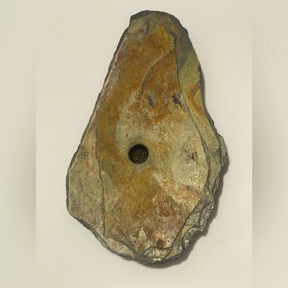 Handmade | Design | Ikebana Slate Slab Flower Vasedecorative Signed ...